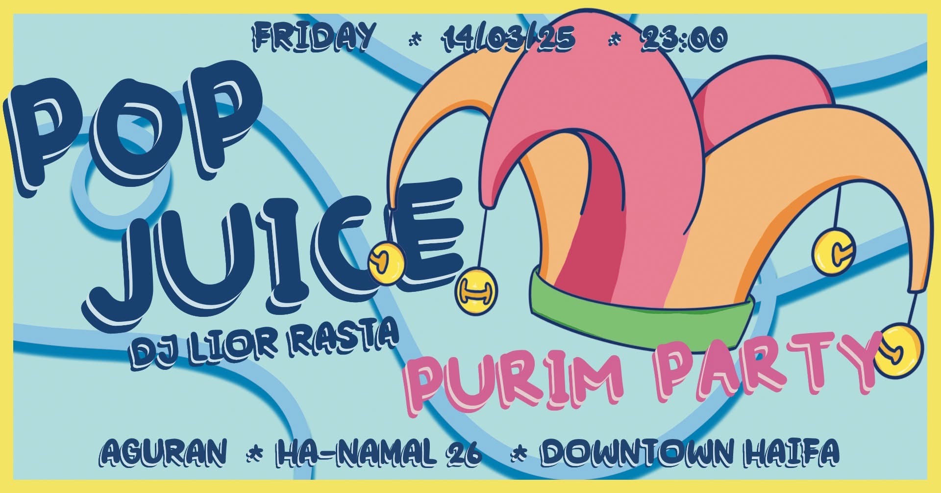 POP JUICE PURIM 14 MAR AGURAN