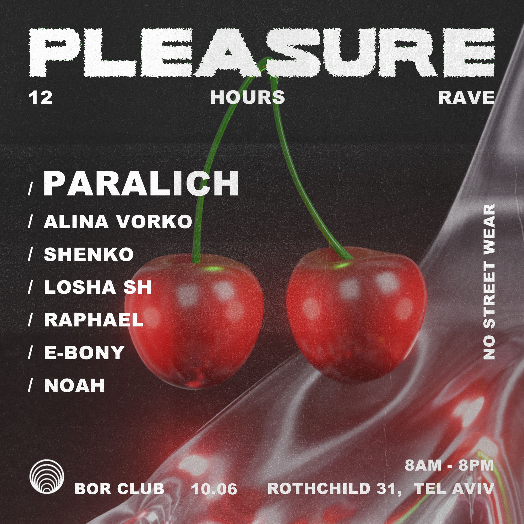 PLEASURE 12 PRIDE RAVE