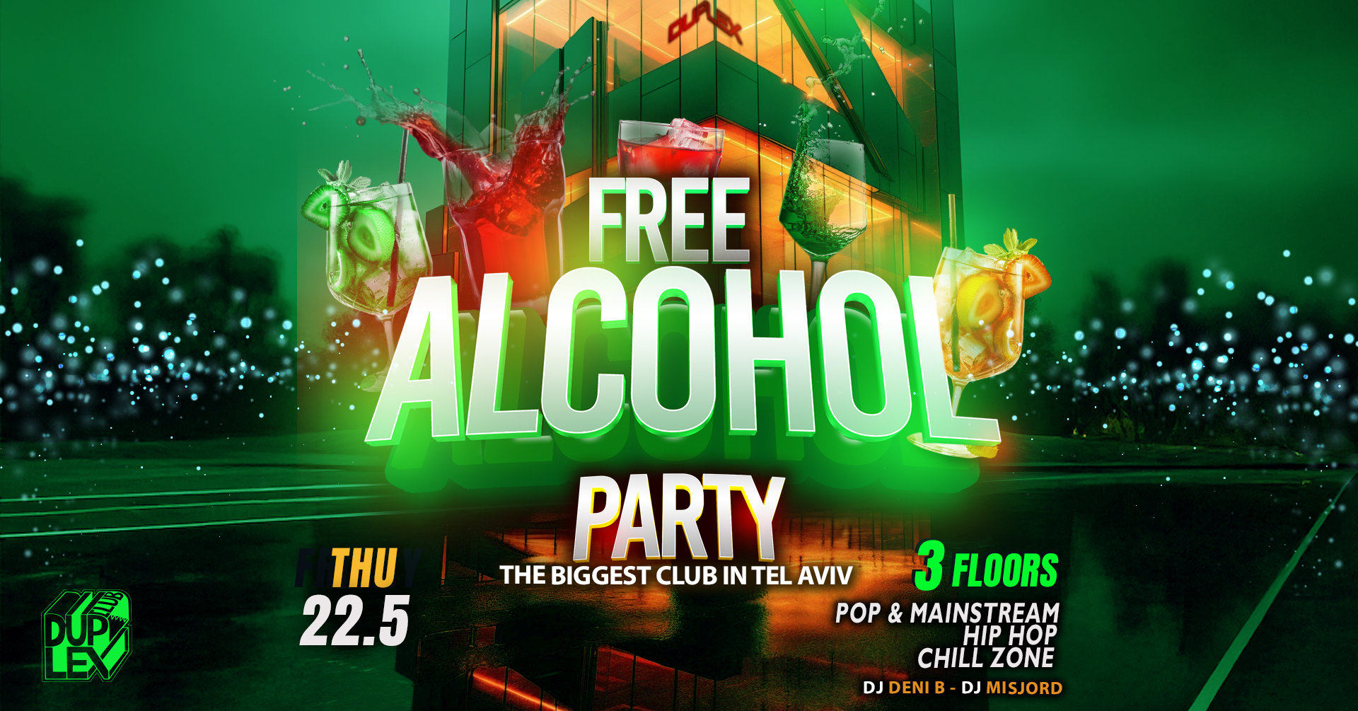 Free Alcohol Party