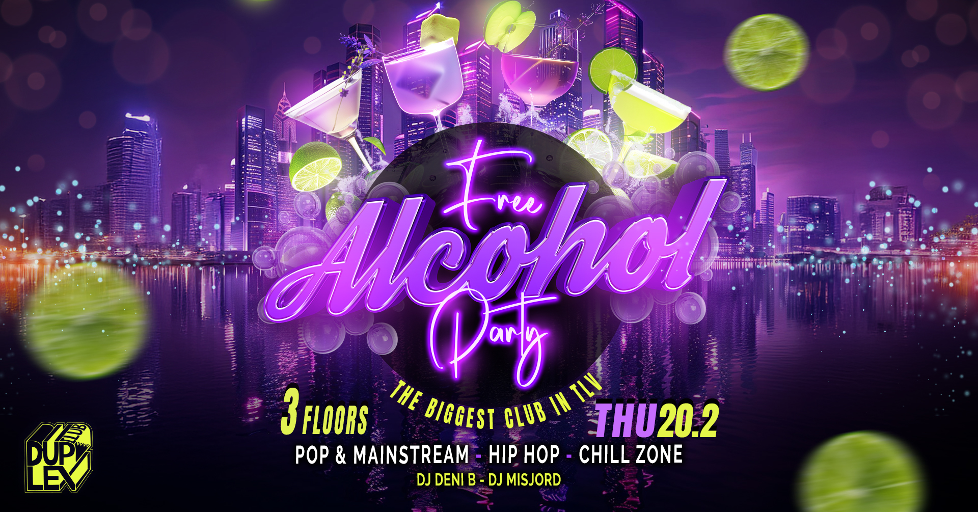 Free Alcohol Party