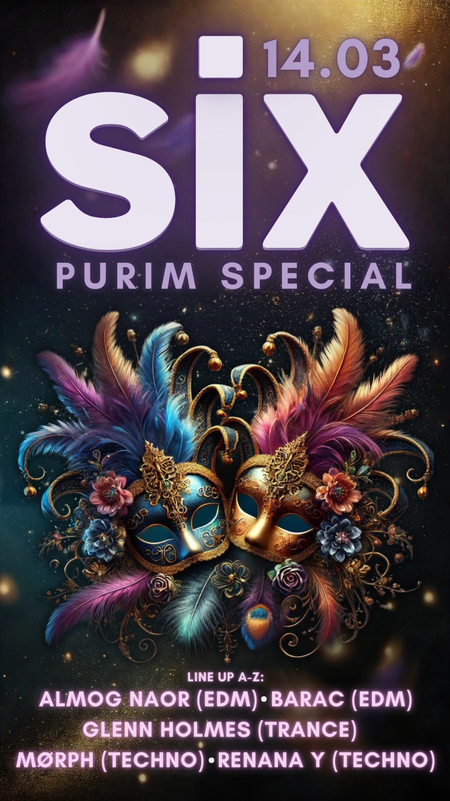 14/3 SIX Village - Purim 🤡