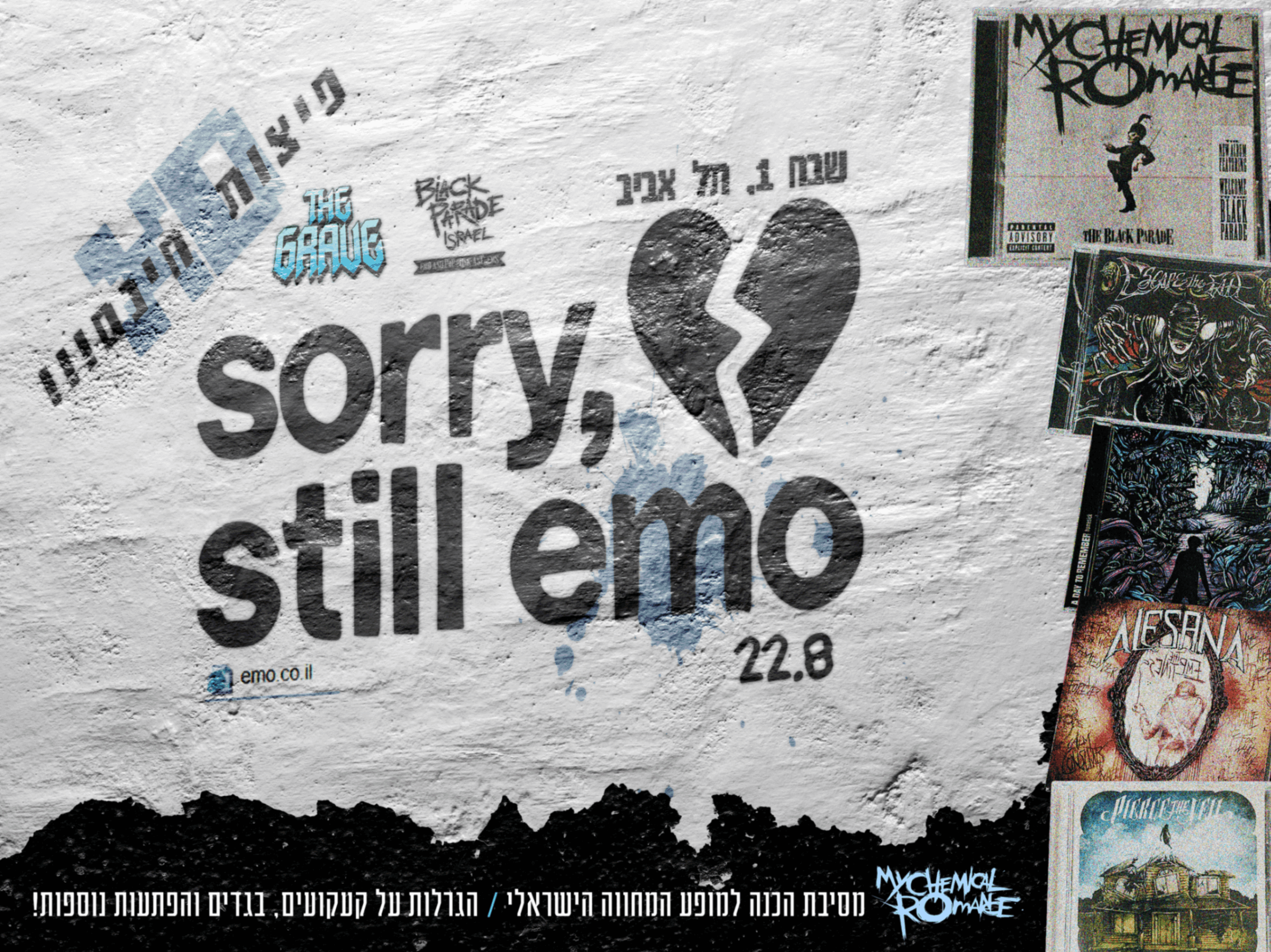 TheGrave + Black Parade Israel: Sorry, still emo