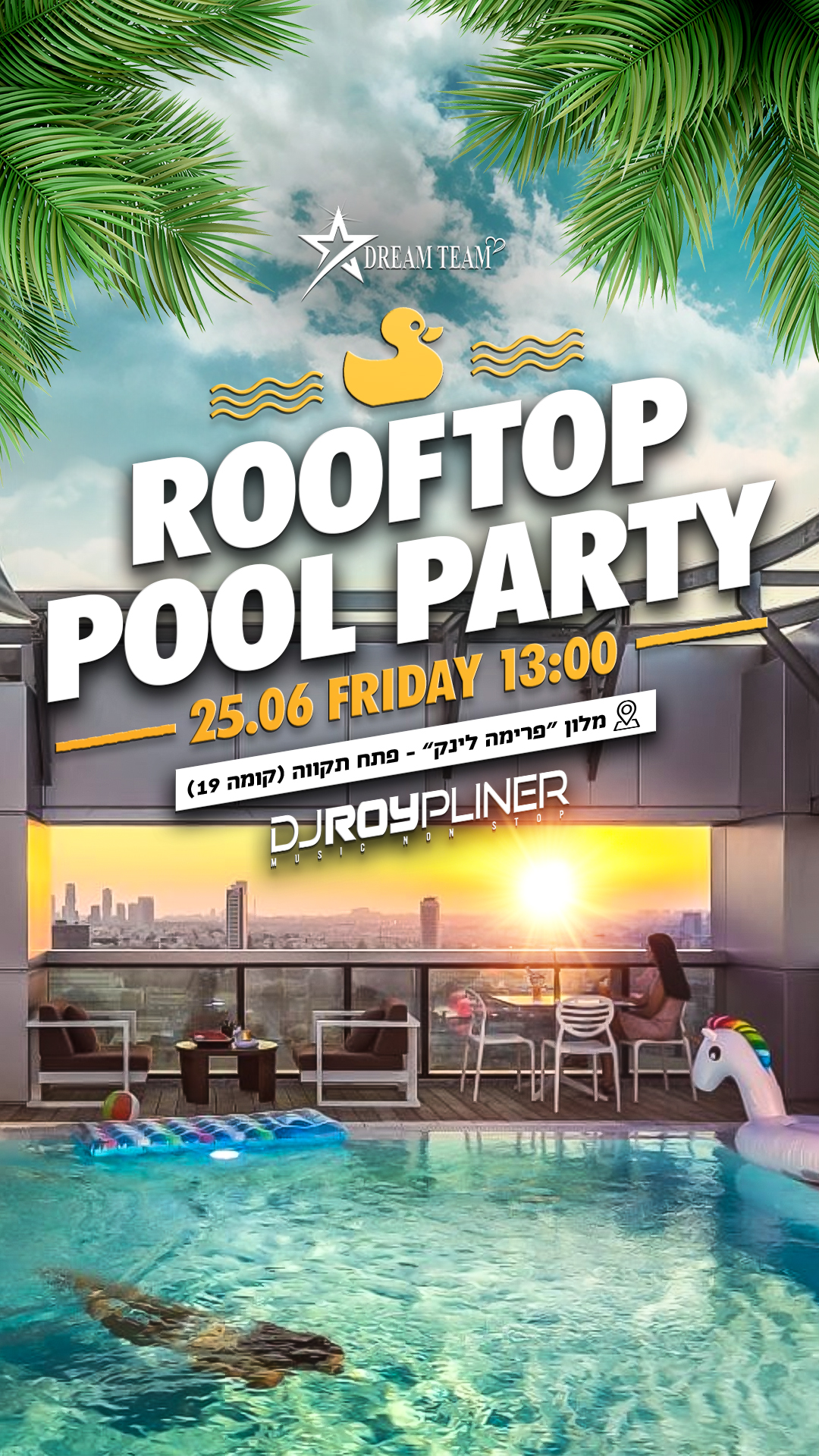 Rooftop Pool Party25/6