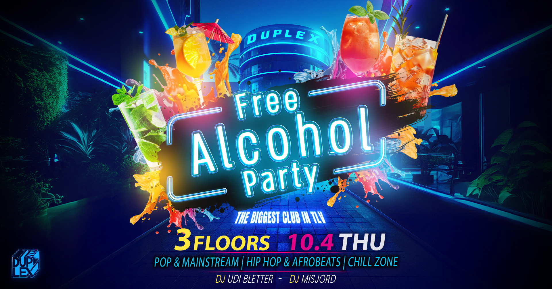Free Alcohol Party
