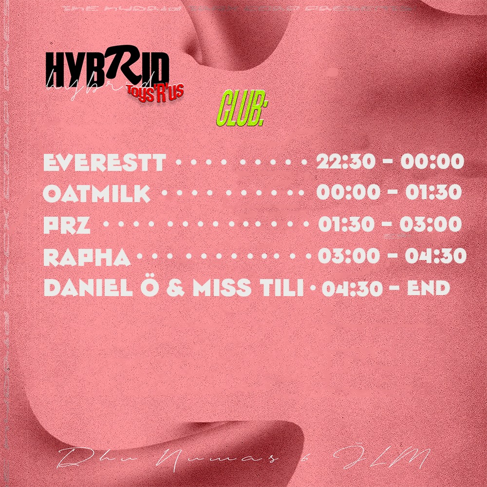 Tonight! HYBRID Toys'R'us 22/06